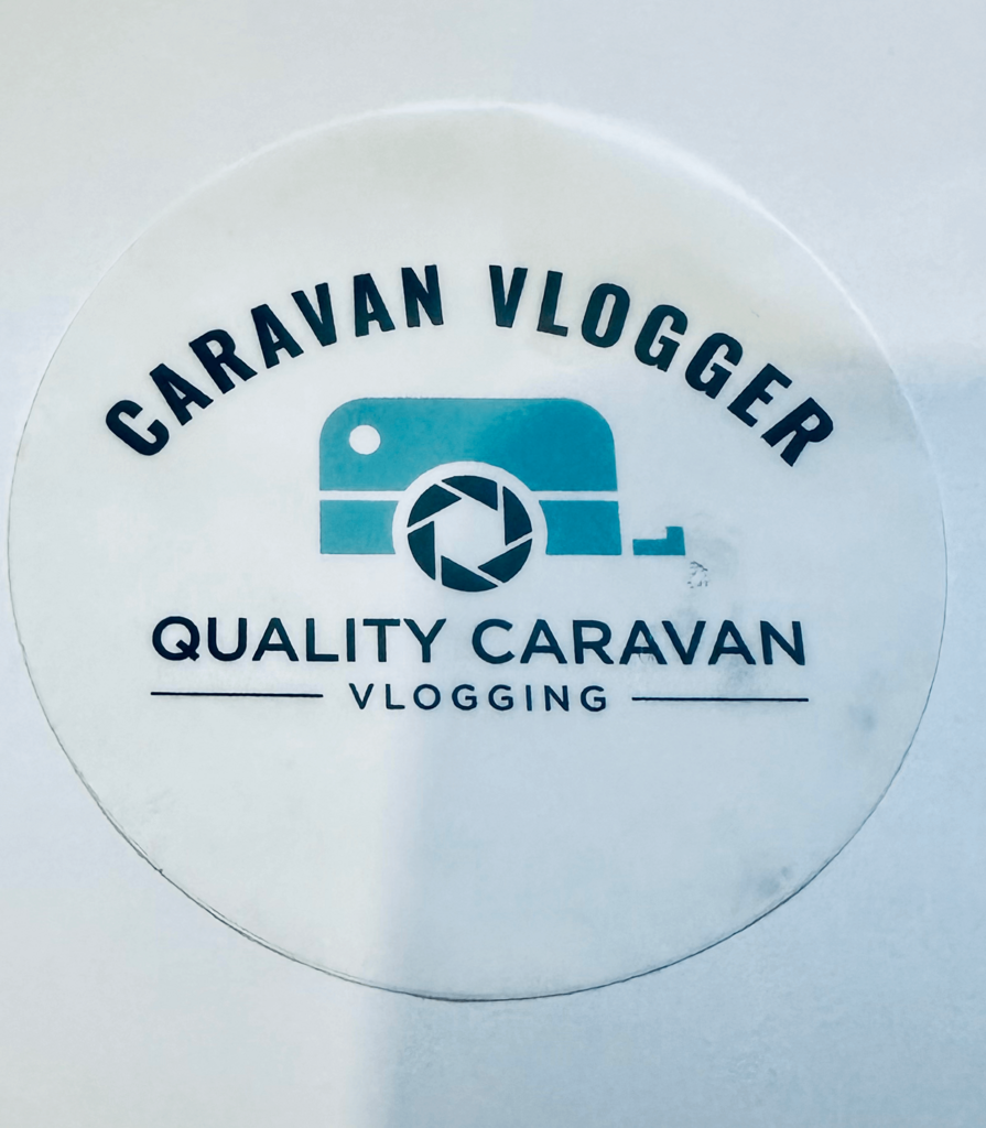 CV Window Sticker - Caravan Vlogger